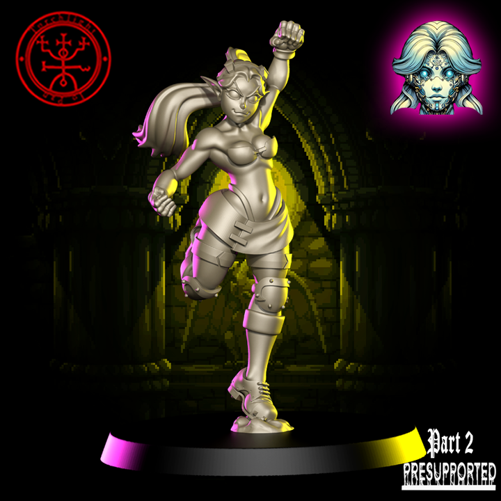 3D Printable TORCHLIGHT "THE ZONE-RUNNERS" FULL TEAM by Torchlight Models